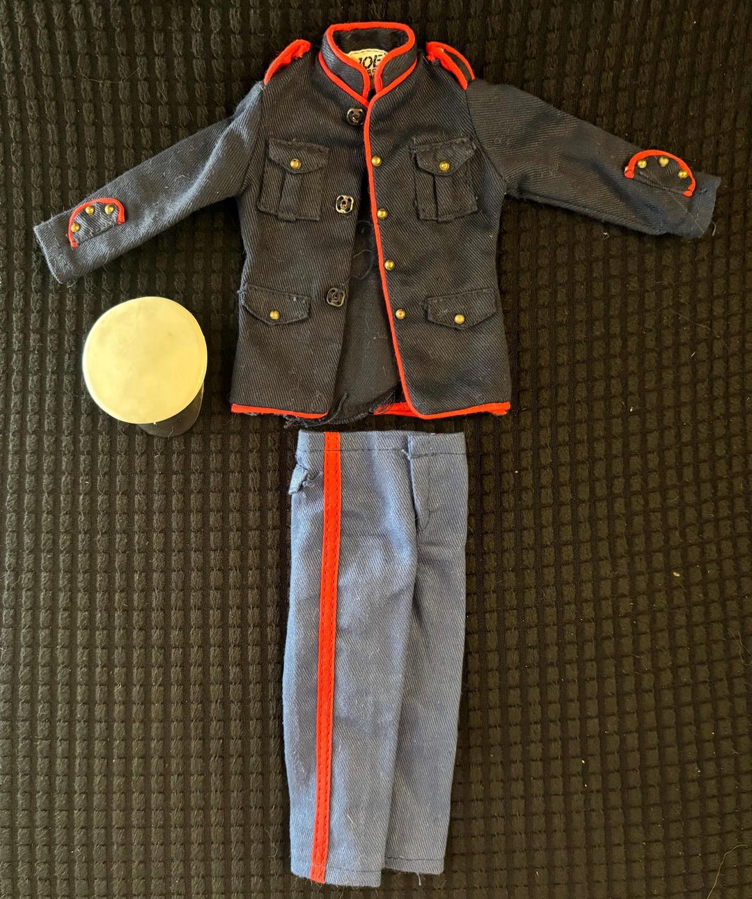 1960's Hasbro GI JOE Marine Dress Parade Uniform. Jacket, Pants & Hat ...