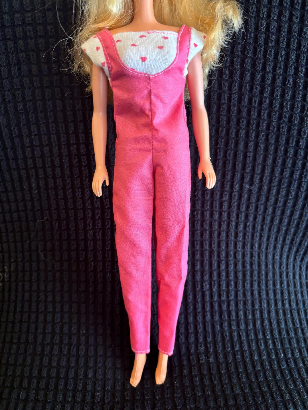 1984 Barbie Fashion Fun Outfit #7906: Pink Jumper With Hearts. Read ...