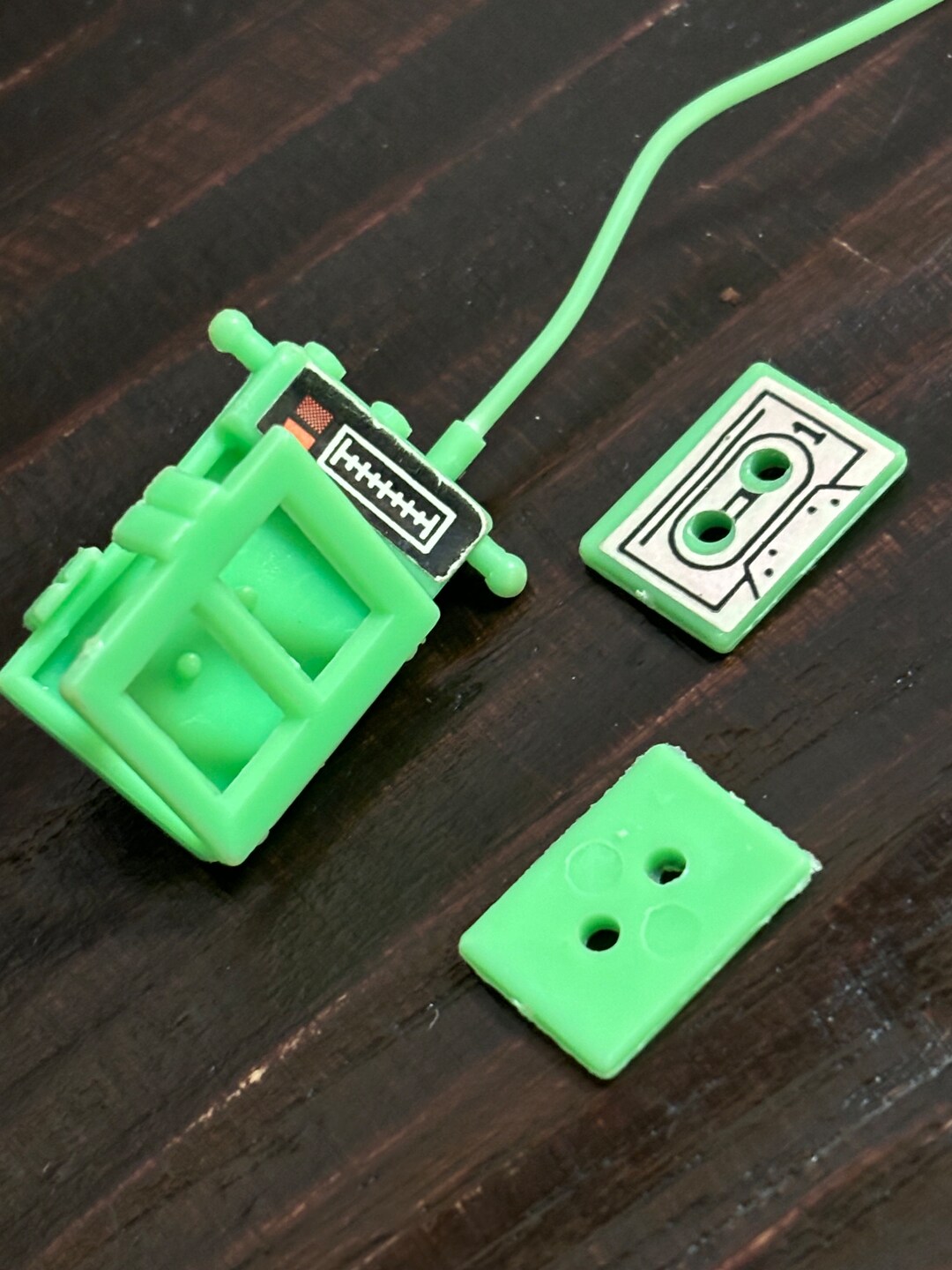 Barbie Doll-size Green Walkman Portable Cassette Player & Headphones ...