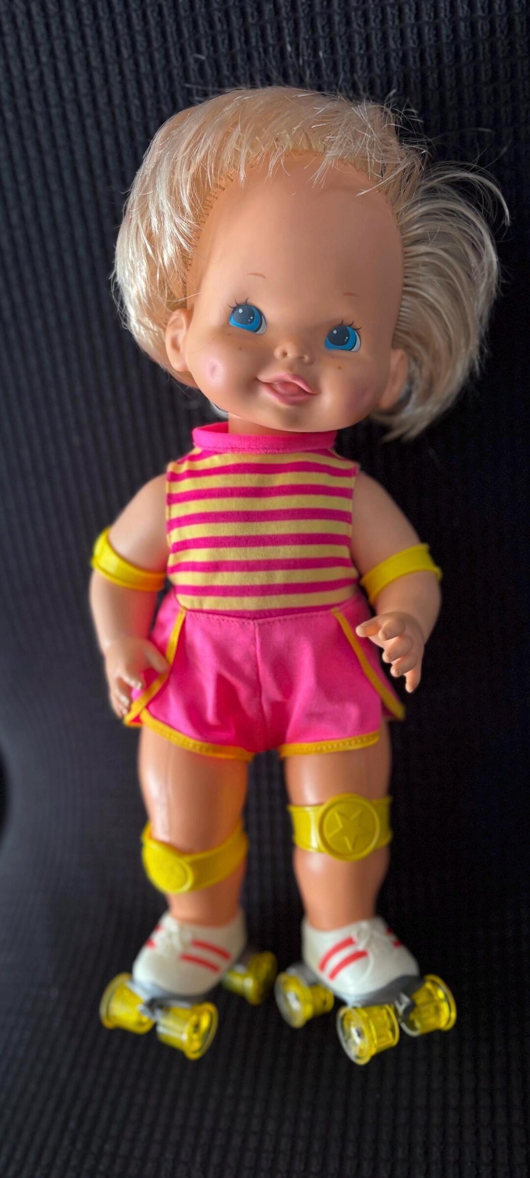 1982 Mattel “baby Skates” Baby Doll Wind up Rollerskating Action ...