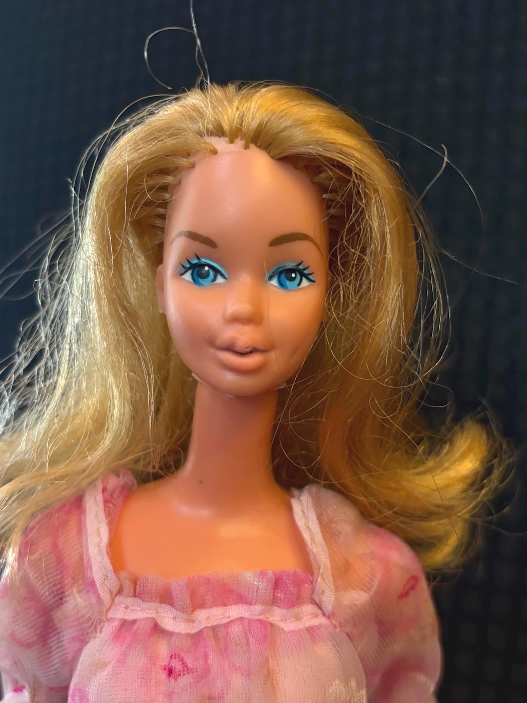 Kissing Barbie #2597, 1978 With Original Pink Floral Dress. A Few ...
