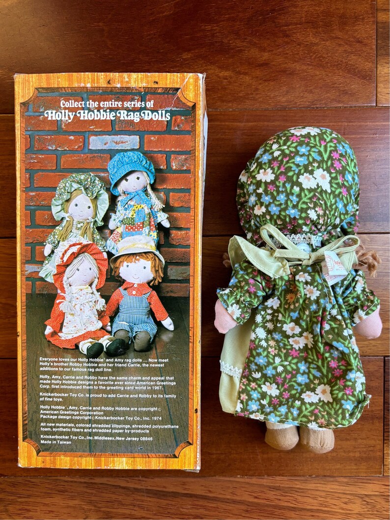 Knickerbocker Holly Hobbie 1974 amy Doll W Box. 6250. Doll is in ...