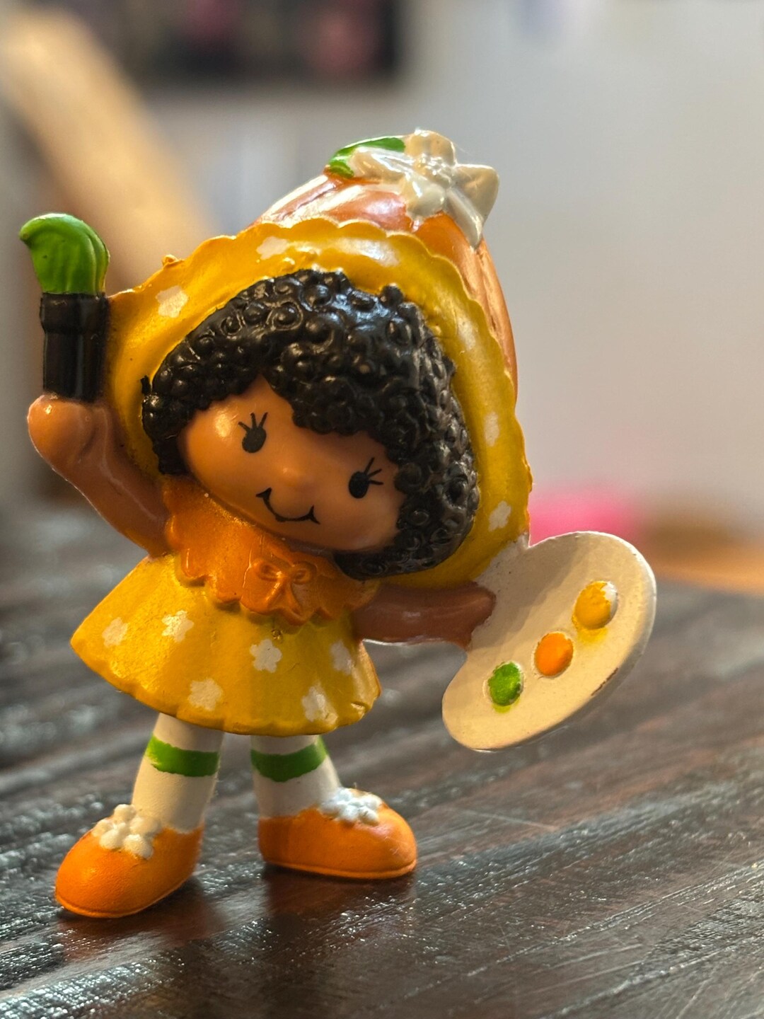 Strawberry Shortcake Mini Figure orange Blossom With Paint Palette ...