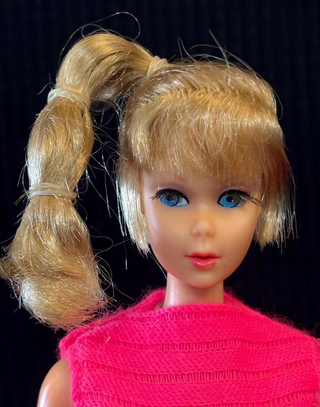 Talking Barbie Blonde Side Ponytail 1115 Head W Pink TNT Japan Body ...