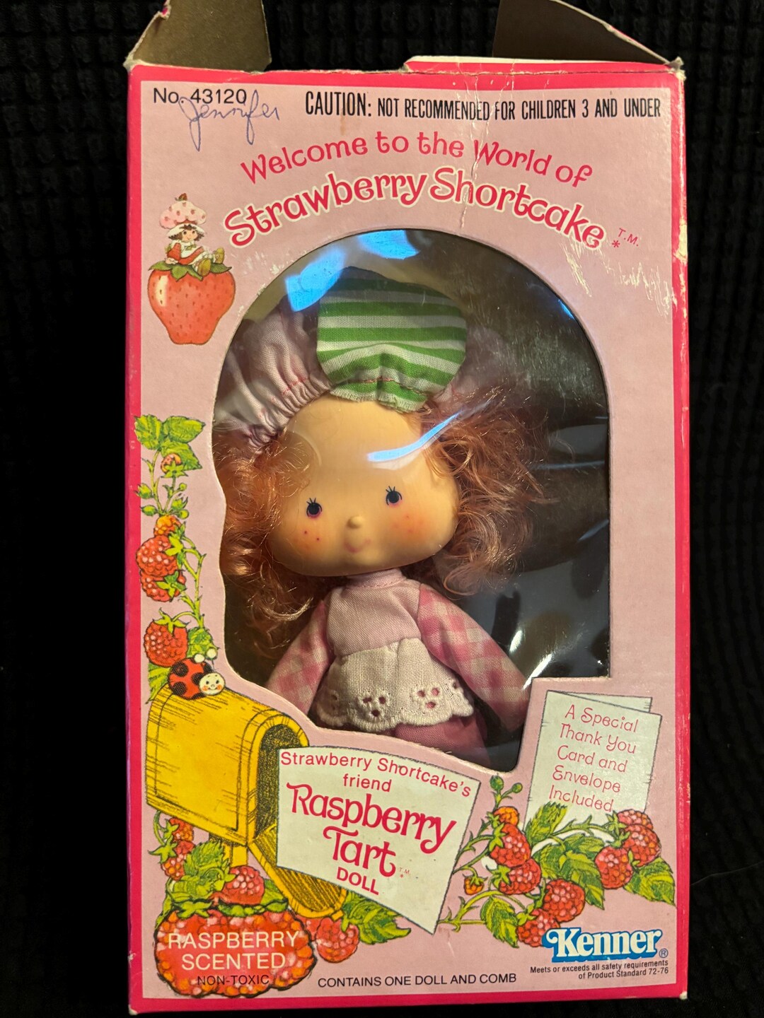 Strawberry Shortcake raspberry Tart With Rhubarb Kenner 43120. Includes ...