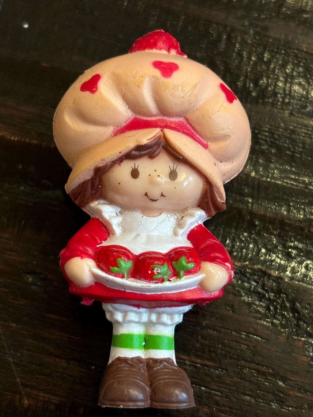 Strawberry Shortcake Miniatures. Mini Figure W/berries in Apron. 2 1981 ...