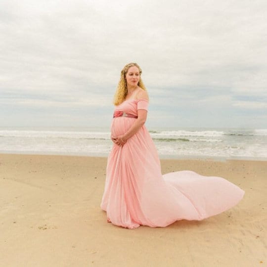Maternity Dress for Photoshoot, Chiffon Maternity Dress for Maternity ...