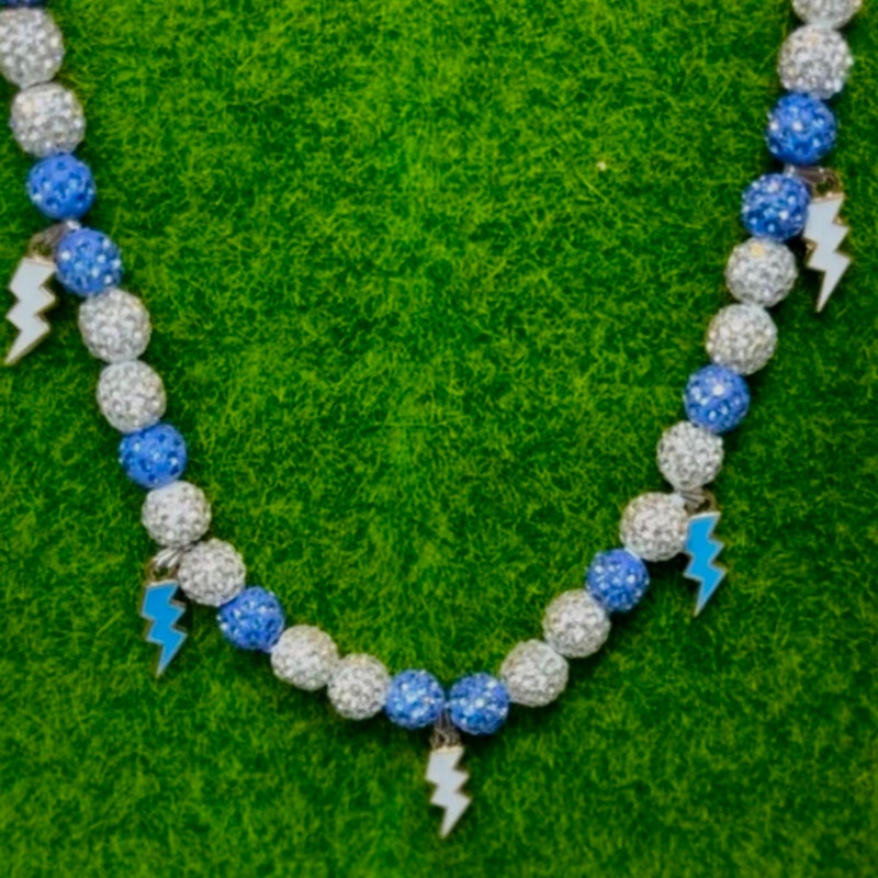 Baseball Beaded Necklace - Etsy