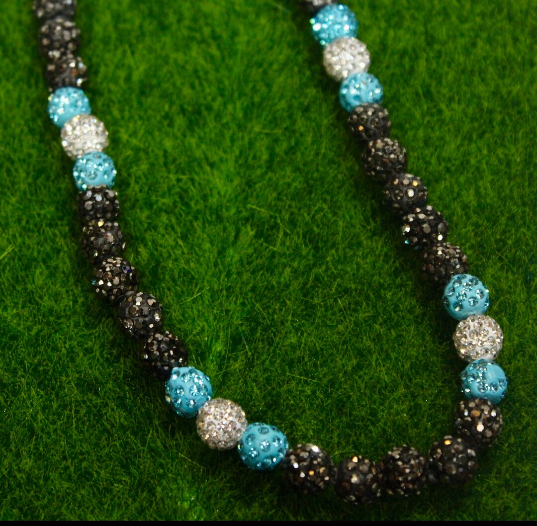 CUSTOM Baseball Bling Beaded Necklace Baseball Player Drip Select Your ...