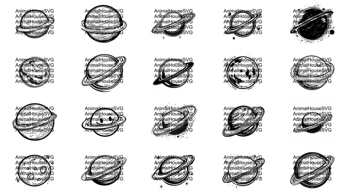 Planets SVG Pack: 112 Unique Designs (digital Download) - Etsy