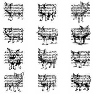 Pig SVG Bundle: 115 Unique Designs for Cricut, CNC, Lasercut (digital ...