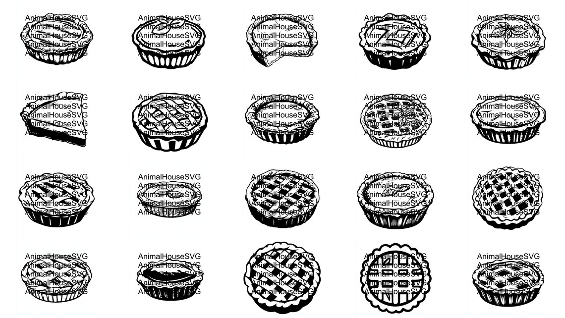 Pie SVG Pack 220 Designs. Pie SVG, Pie PNG, Laser Svg, Pie, Clip Art ...