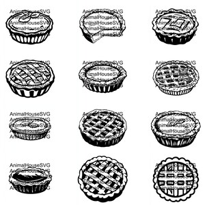 Pie SVG Pack: 220 Unique Designs (digital Download) - Etsy