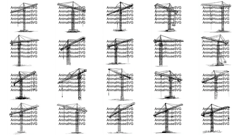 Construction Crane SVG Bundle: 69 Designs (digital Download) - Etsy