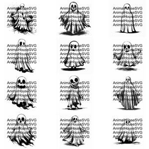 Halloween Ghost SVG Pack: 108 Lasercut Designs (digital Download) - Etsy