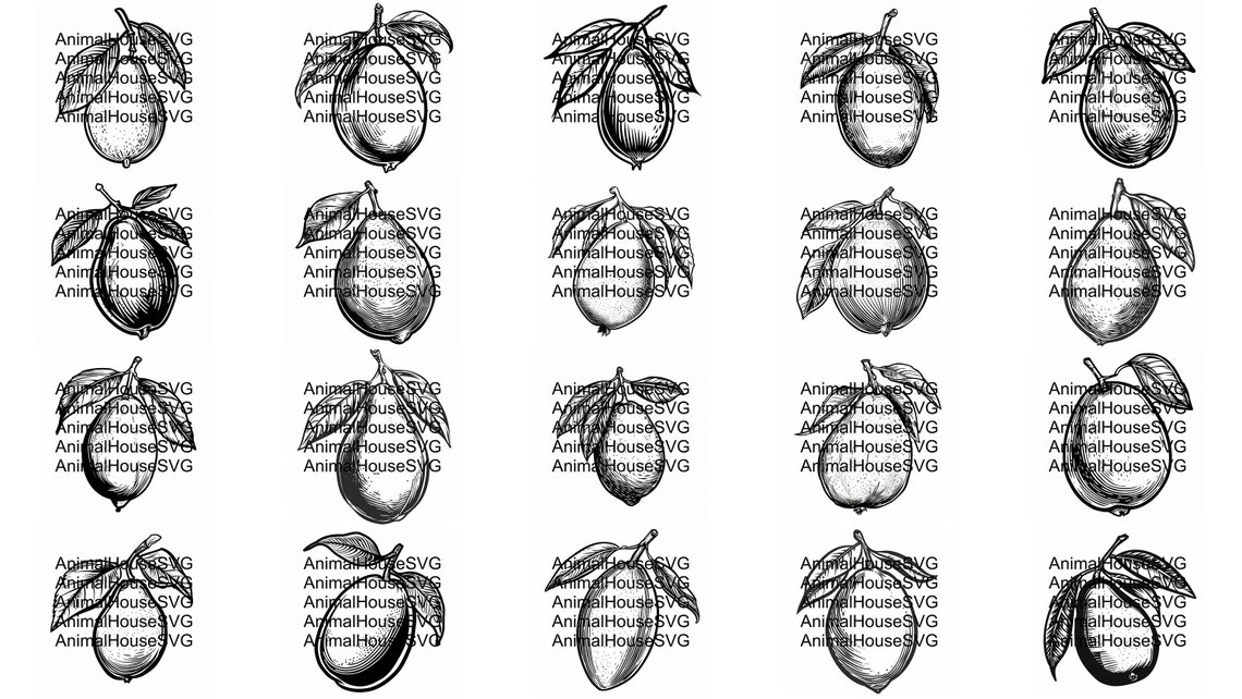 Mango SVG Pack: 124 Fruit Designs (digital Download) - Etsy