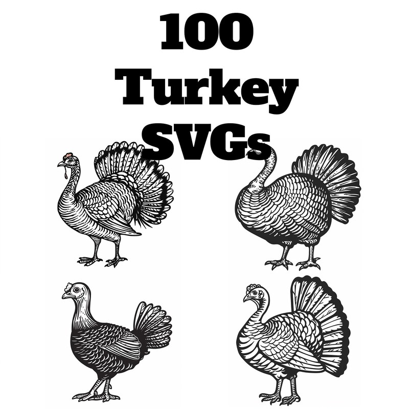 Turkey Svg - Etsy
