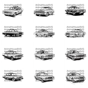 Police Car SVG Pack 116 Designs. Police Car SVG, Police Car PNG, Laser ...