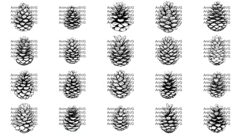 Pine Cone SVG Pack: 124 Crafting Designs (digital Download) - Etsy