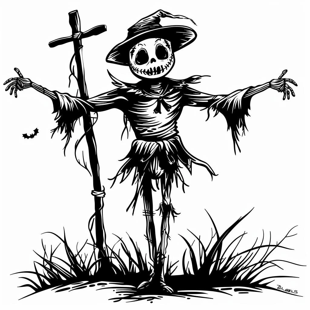 Halloween Scarecrow SVG Pack: 88 Lasercut Designs (digital Download) - Etsy