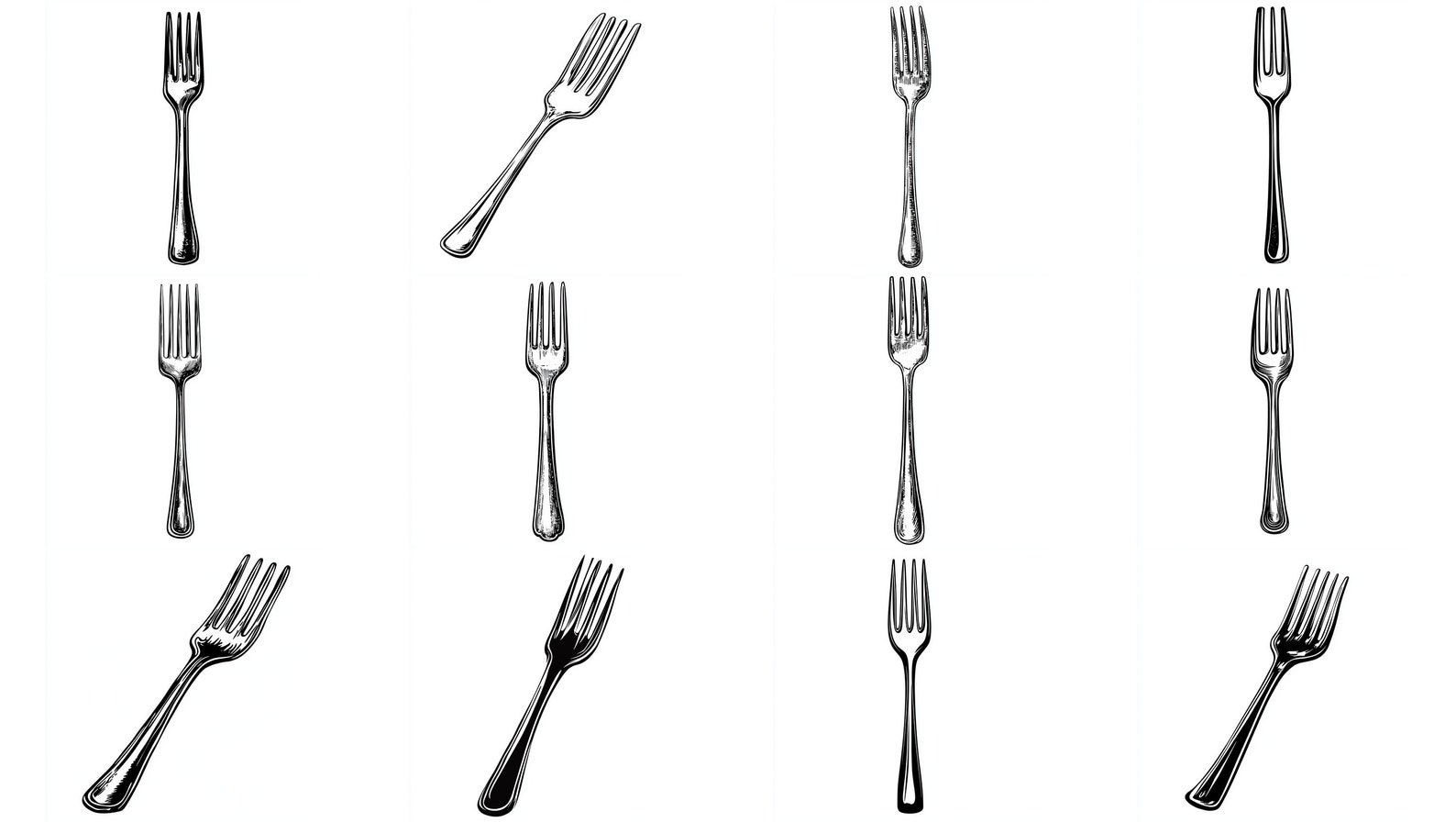 Fork SVG Pack 100 Designs. Fork SVG, Fork PNG, Laser Svg, Fork, Clip ...