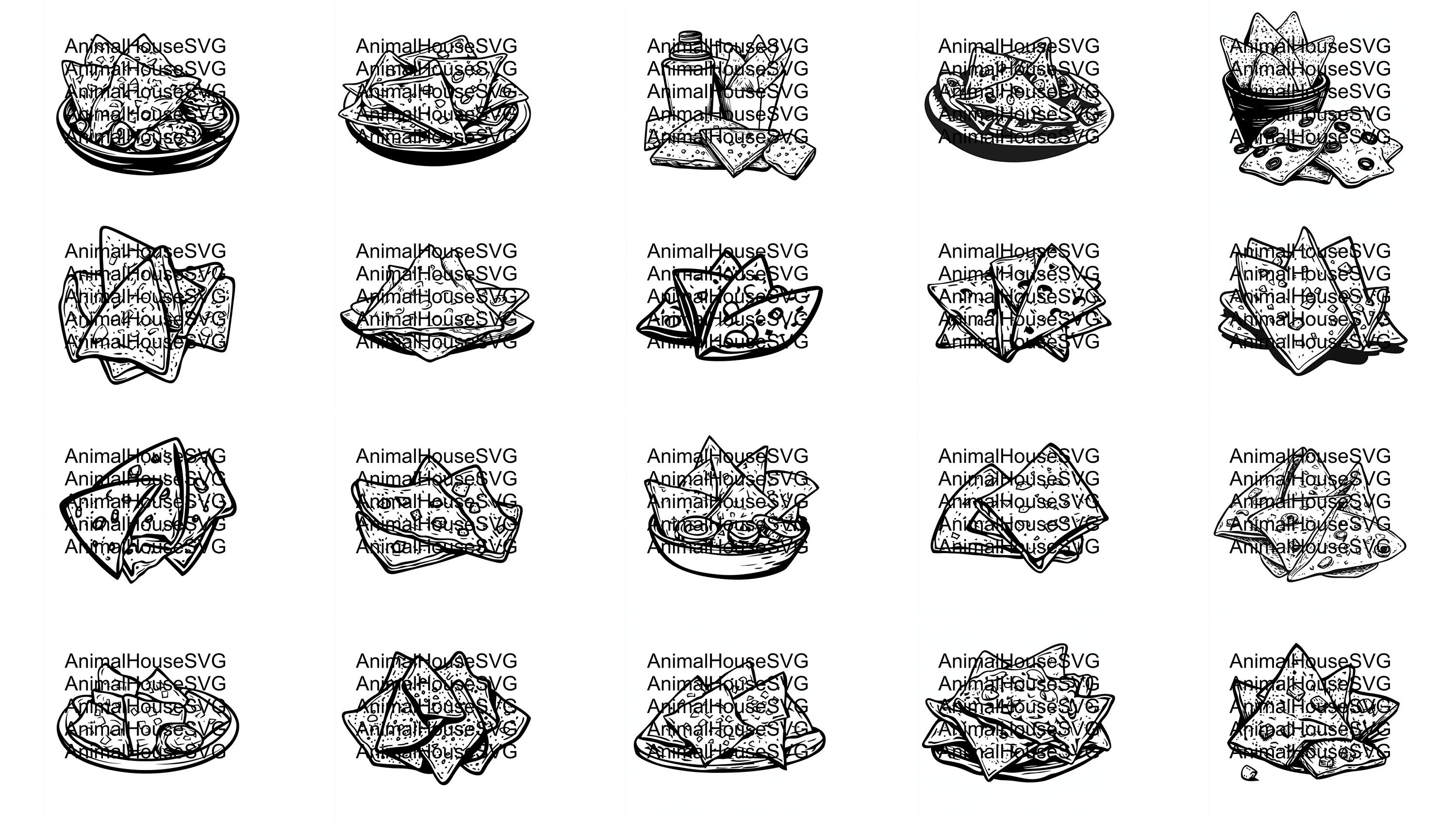 Nachos SVG Pack: 102 Crafting Designs (digital Download) - Etsy