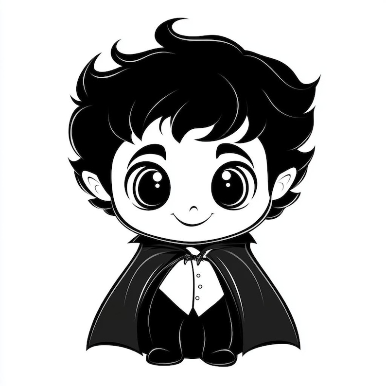 Cute Vampire SVG Pack 113 Designs. Cute Vampire SVG, Cute Vampire PNG ...
