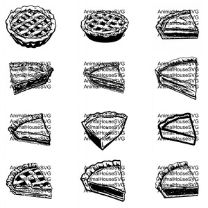 Pie SVG Pack: 220 Unique Designs (digital Download) - Etsy