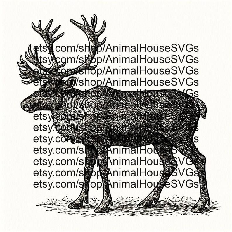 Caribou SVG Bundle: 55 Laser Cut Designs for Cricut, CNC, Glowforge - Etsy