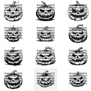 Halloween Jack O Lantern SVG Bundle: 100 Designs (digital Download) - Etsy
