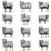Sheep SVG Pack 100 Unique Designs. SVG, JPG, Cricut Svg, Cnc, Lasercut ...