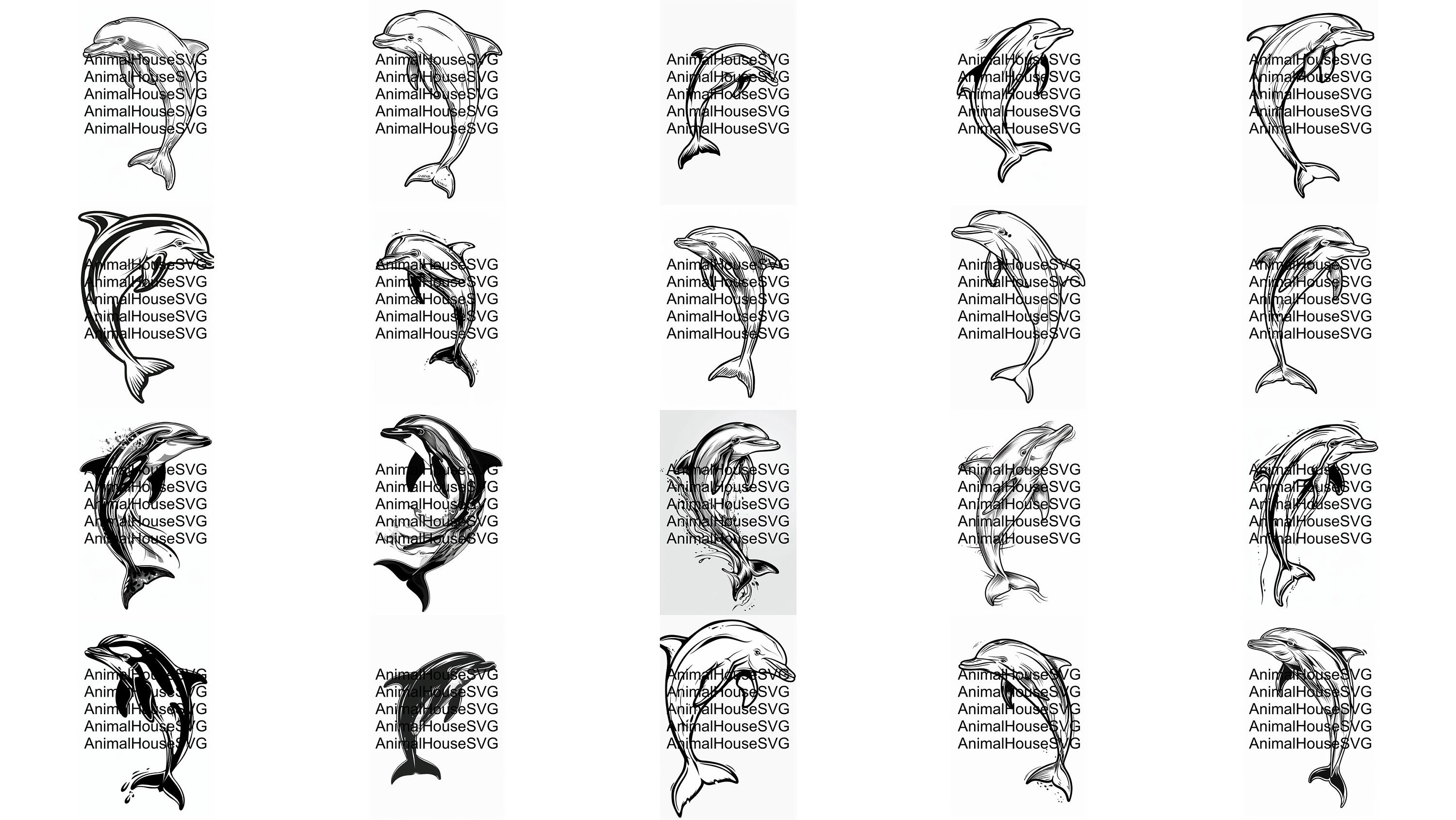 Dolphin SVG Bundle: 116 Unique Designs (digital Download) - Etsy
