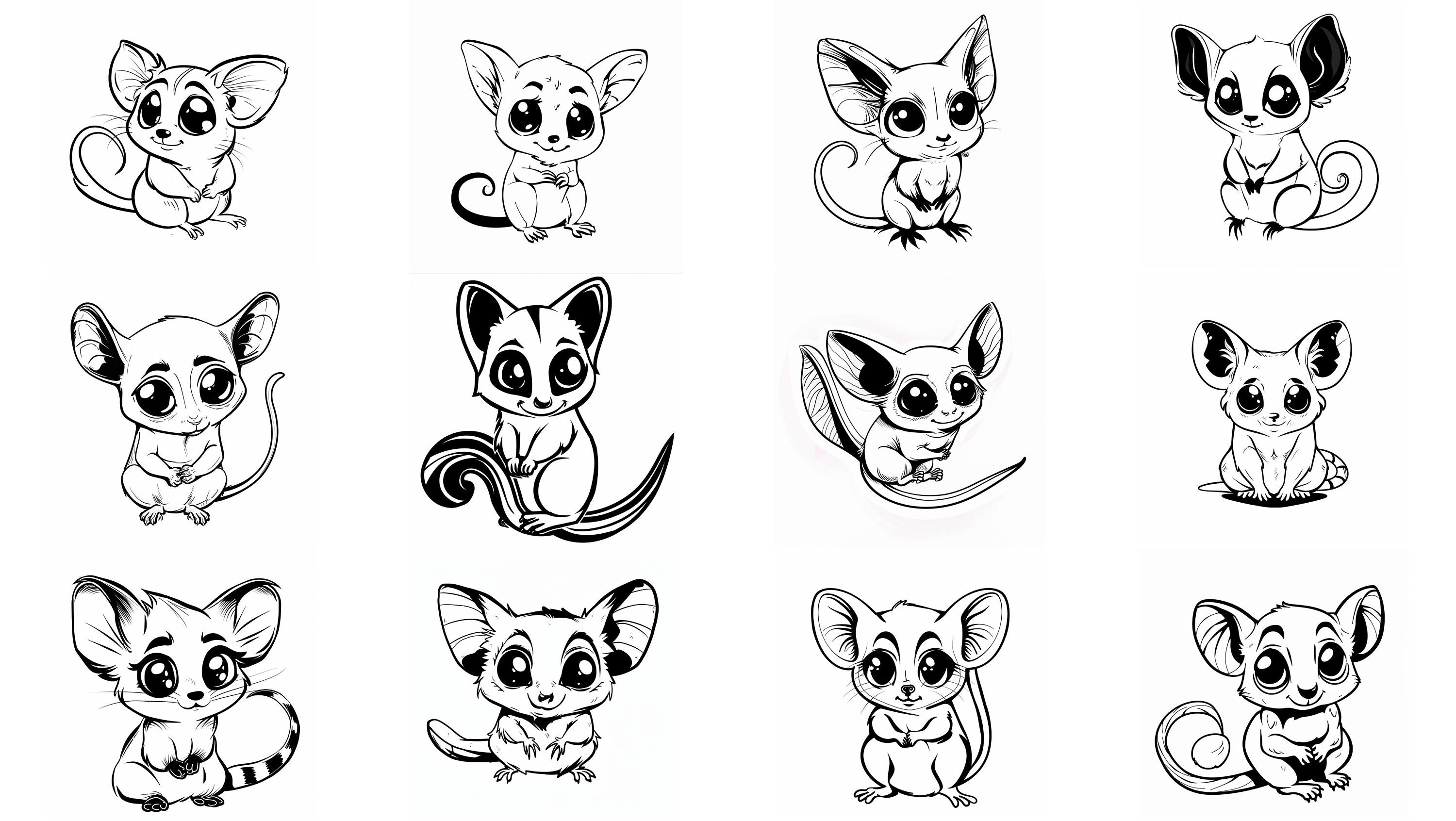 Cute Sugar Glider SVG Pack 112 Designs. Cute Sugar Glider SVG, Cute ...