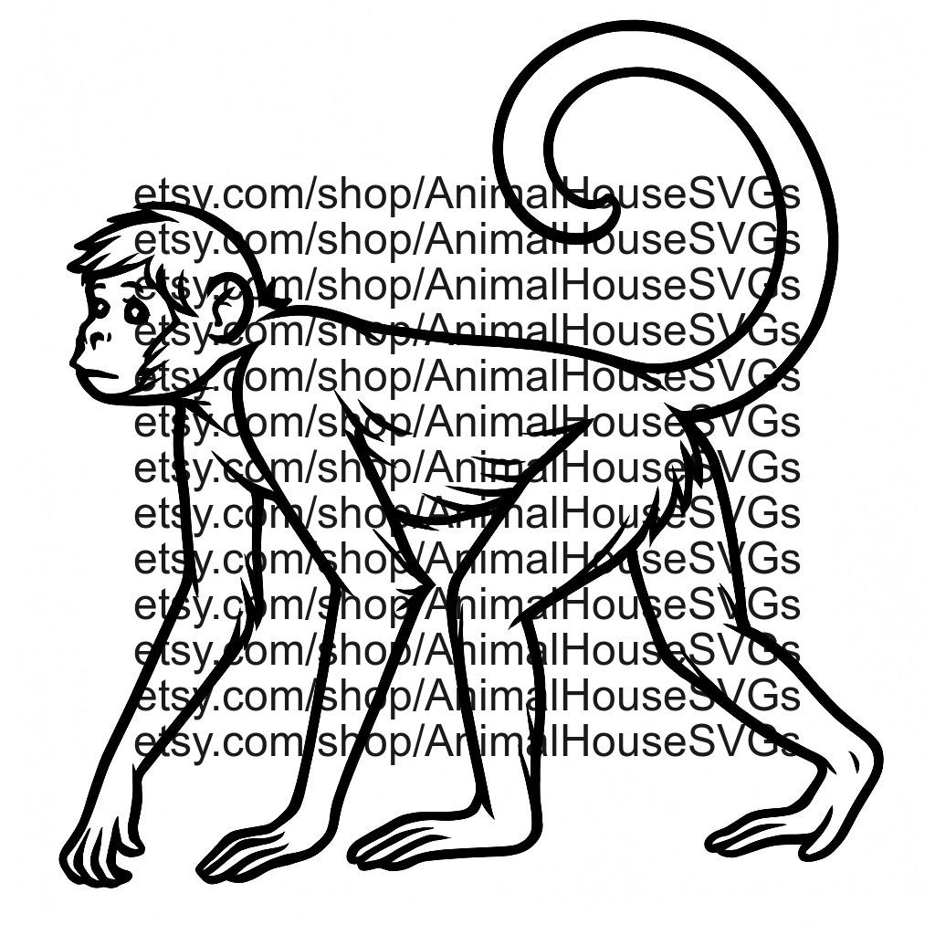 Spider Monkey SVG Bundle: 25 Laser Cut Designs for Cricut, CNC - Etsy