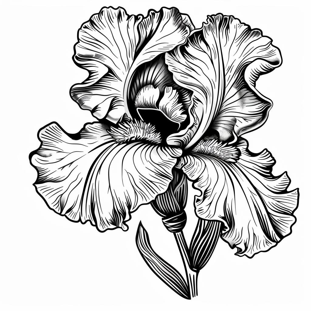 Iris Flower SVG Pack: 86 Unique Designs (digital Download) - Etsy