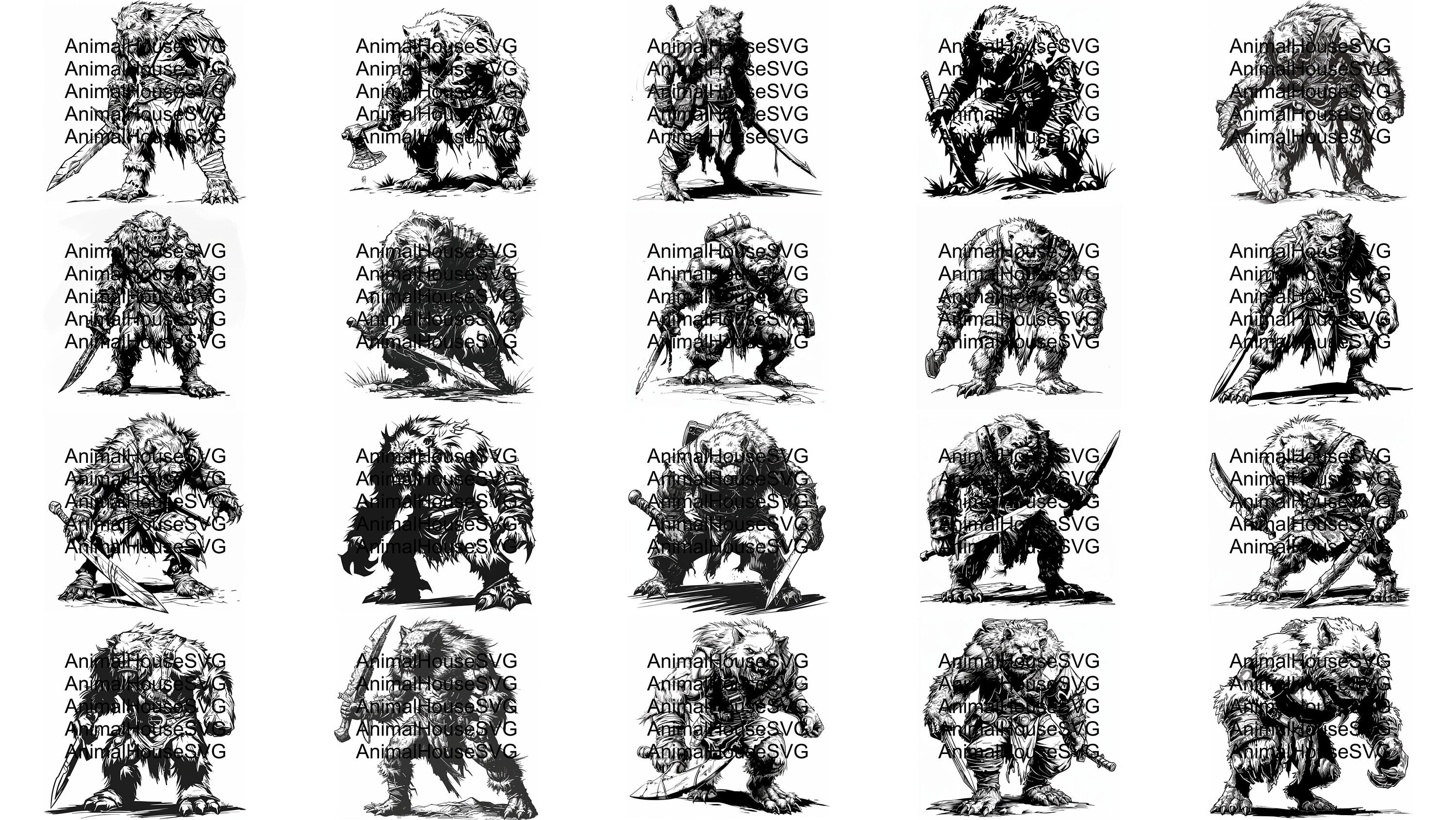 Bugbear SVG Bundle: 48 Unique Designs (digital Download) - Etsy