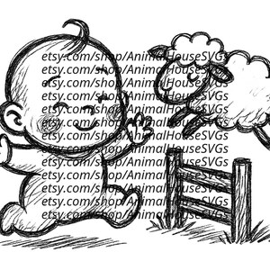 Counting Sheep SVG Bundle: 25 Nursery Designs - Ink, Sticker, Line Art ...