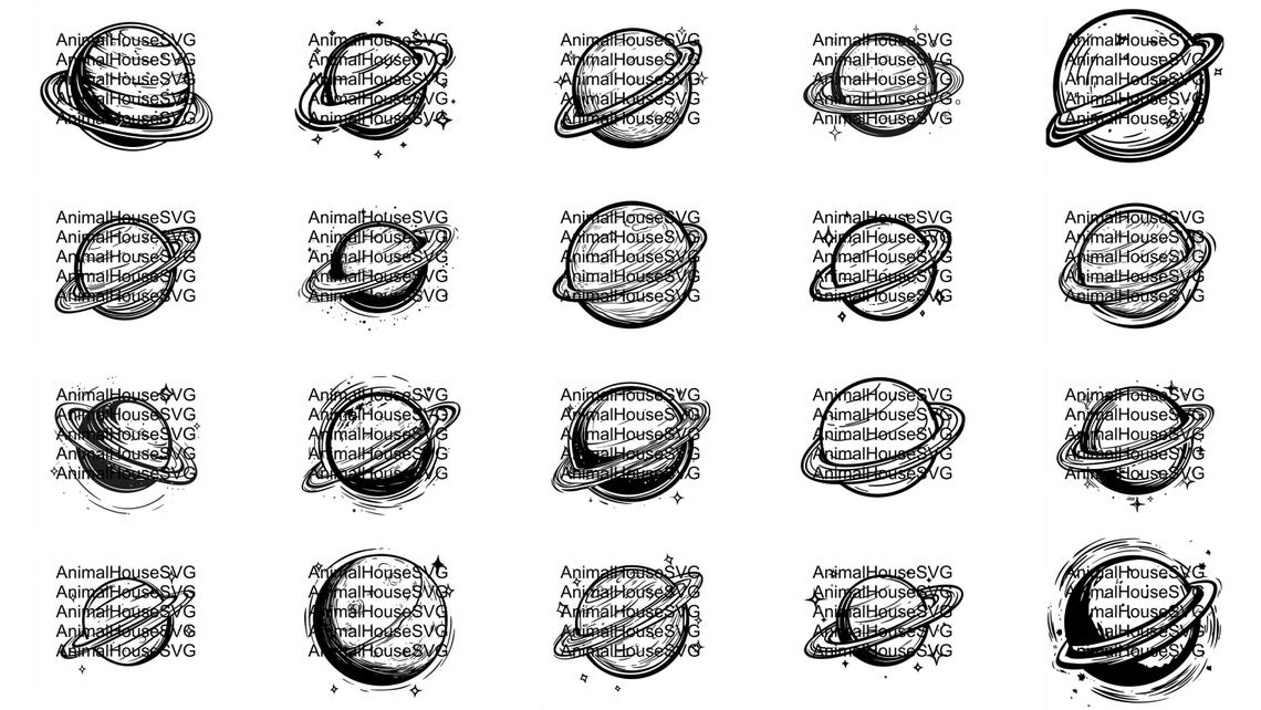 Planets SVG Pack: 112 Unique Designs (digital Download) - Etsy