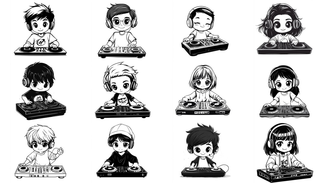 DJ SVG Bundle: 95 Disc Jockey Designs (digital Download) - Etsy