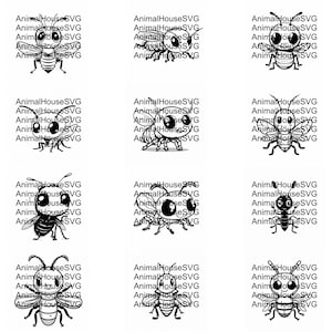 Cute Termite SVG Pack 96 Unique Designs. Cute Termite SVG, Cute Termite ...