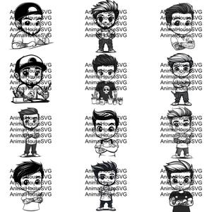 Tattoo Artist SVG Pack 107 Designs. Tattoo Artist SVG, Tattoo Artist ...