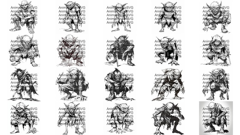 136 Unique Goblin Designs: SVG, JPG, Lasercut, Sublimation (digital ...