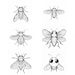 Cute Cicada SVG Pack 96 Unique Designs. Cute Cicada SVG, Cute Cicada ...