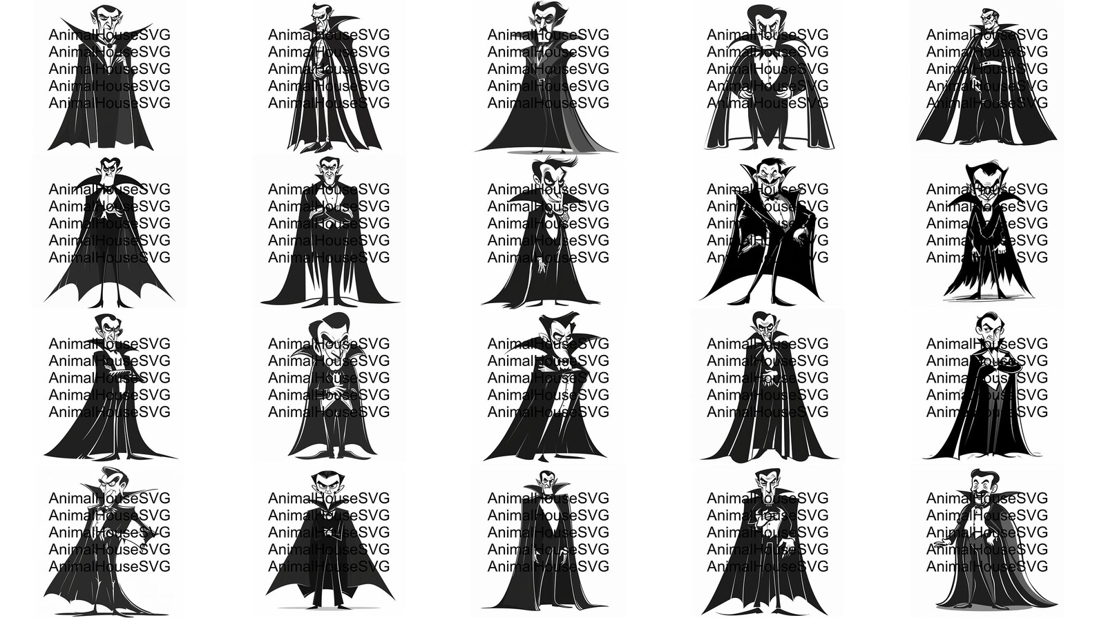 Halloween Dracula SVG Pack: 92 Lasercut Designs (digital Download) - Etsy