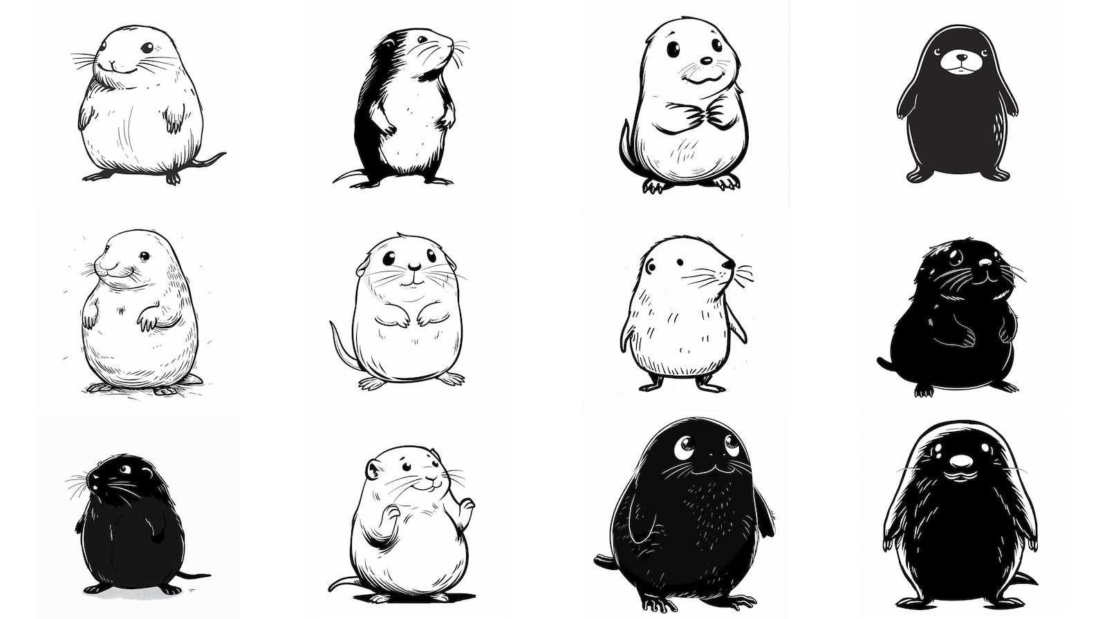 Cute Mole SVG Pack 120 Designs. Cute Mole SVG, Cute Mole PNG, Cricut ...