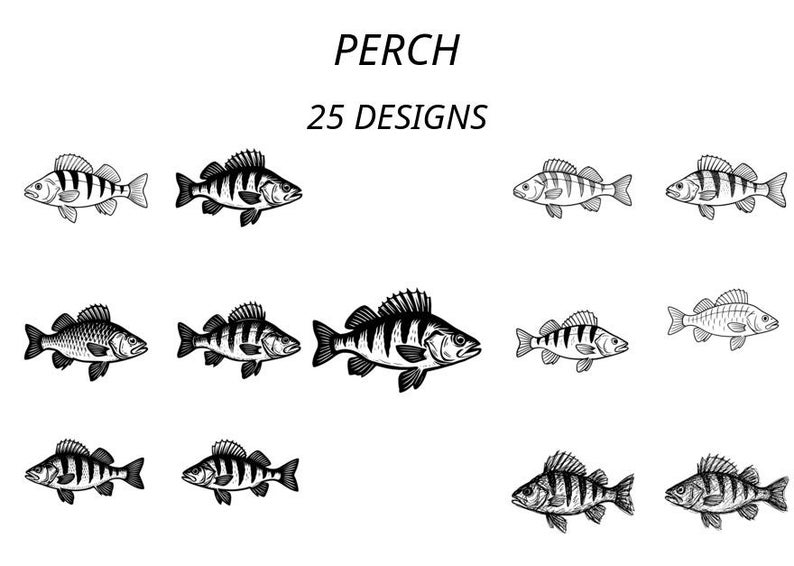 Perch SVG Bundle: 25 Laser Cut Designs for Cricut, CNC, Glowforge ...
