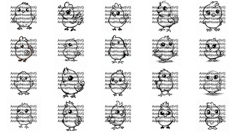 Cute Chicken SVG Pack 116 Designs. Cute Chicken SVG, Cute Chicken PNG ...