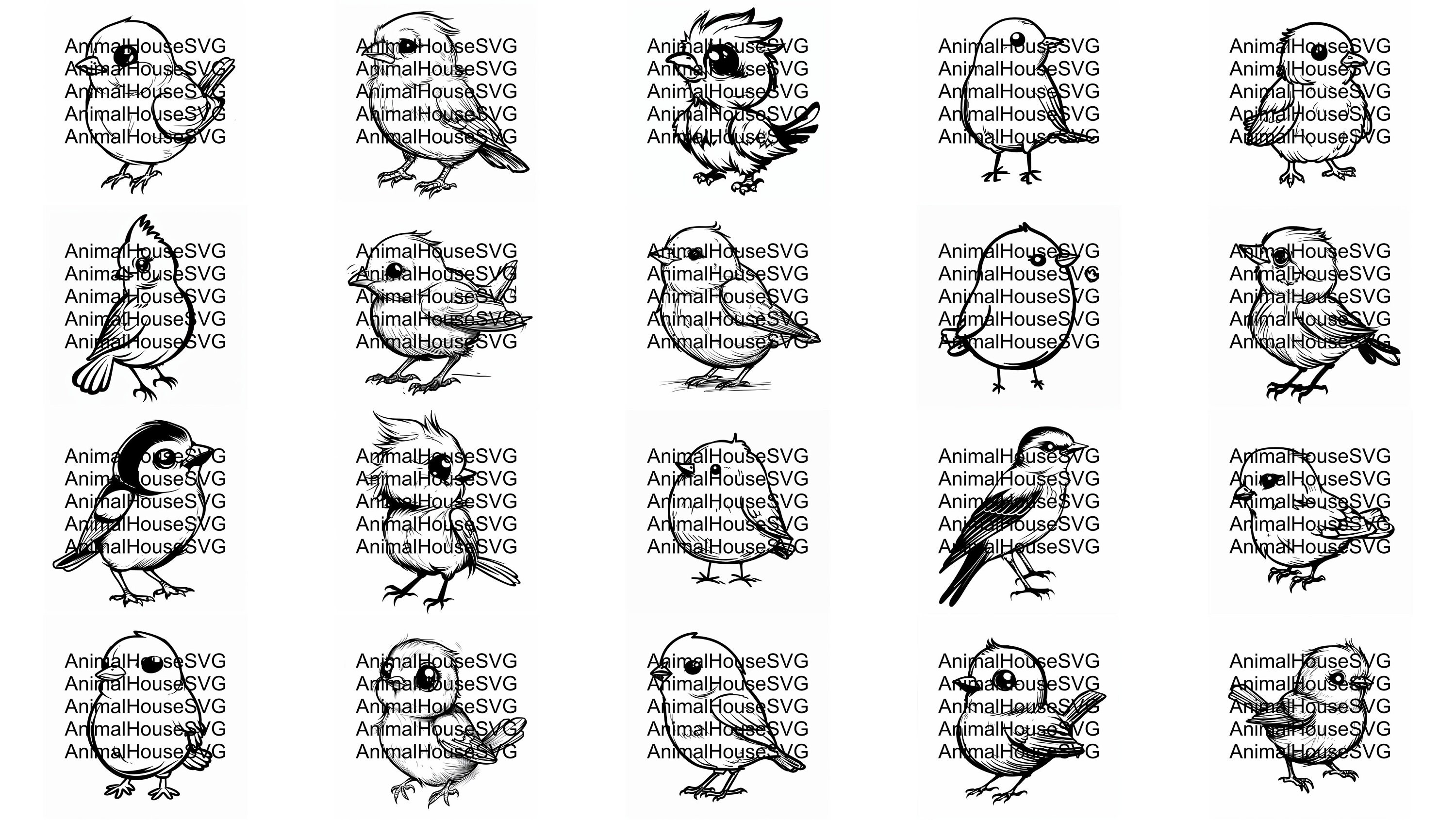 Cute Birds SVG Pack 169 Unique Designs. SVG, JPG,, Cricut Svg, Cnc ...