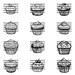 Muffin SVG Pack: 58 Unique Designs (digital Download) - Etsy
