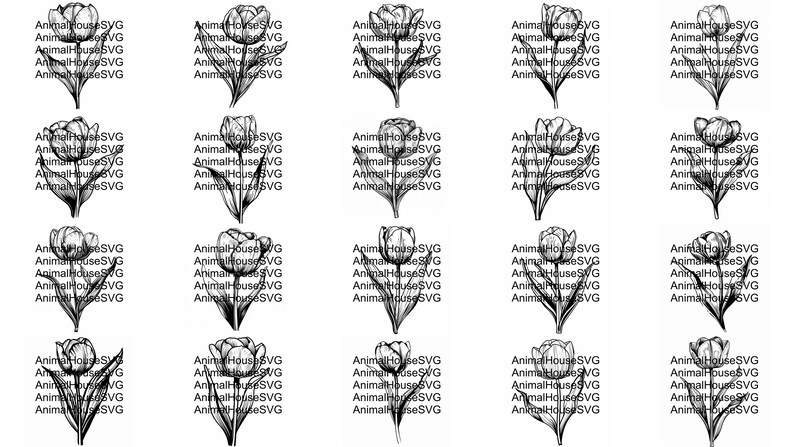 Tulip Flower SVG Pack: 108 Unique Designs (digital Download) - Etsy